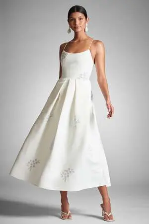 Sachin & Babi Audra Embroidered Dress - Ivory