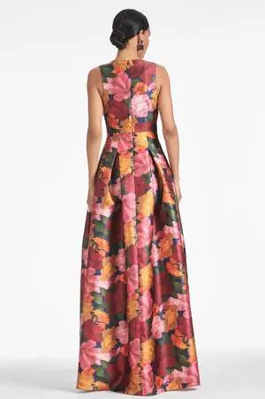 Sachin & Babi Brooke Printed Gown - Bella Bouquet