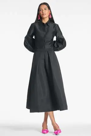 Sachin & Babi Leighton Faille Tea-length Skirt