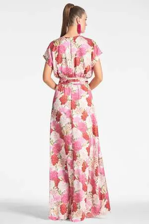 Sachin & Babi Leah Floral Gown - Campo Di Fiore