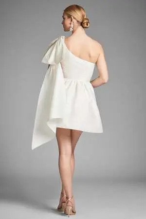kelsie one shoulder dress Kensie White One Shoulder Midi Dress