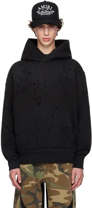 Amiri Ma Shotgun Hoodie - Black | Editorialist