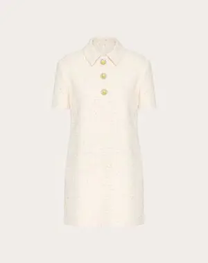 Valentino Garavani Delicate Tweed Short Dress