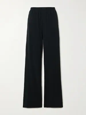 SKIMS Boyfriend Stretch-modal And Cotton-blend Jersey Track Pants