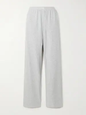 SKIMS Boyfriend Stretch-modal And Cotton-blend Jersey Track Pants