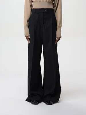 Sportmax Wide Leg Tailored Trousers - Black