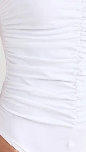 KARLA COLLETTO Basics Bandeau One Piece - White
