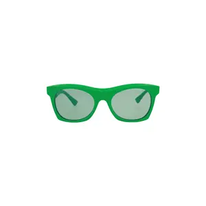 Bottega Veneta Square Frame Sunglasses - Green