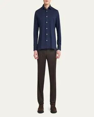 Kiton Nerano Cotton Stretch Sport Shirt