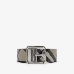 Burberry Burberry Reversible B Buckle Belt Lichen/slate/silver