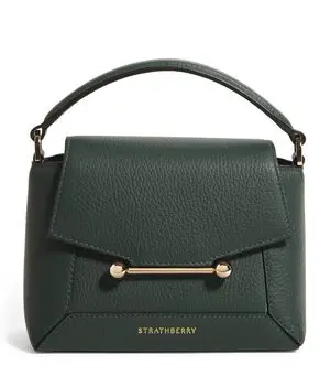Strathberry Leather Mosaic Nano Top-handle Bag