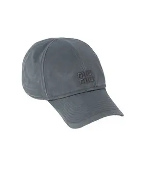 Miu Miu Drill Baseball Cap - Grey