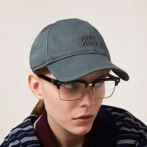 Miu Miu Drill Baseball Cap