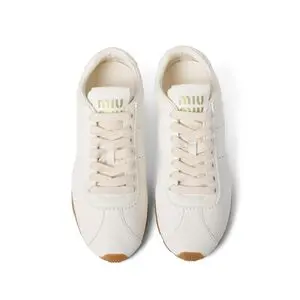 Miu Miu Plume Nappa Leather Sneakers