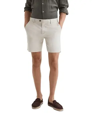 REISS Wicket Casual Shorts - Chalk