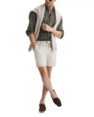 REISS Wicket Casual Shorts - Chalk