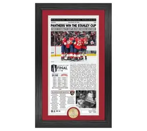 HIGHLAND MINT 2024 Stanley Cup Champions Front Page News Photo - One-color