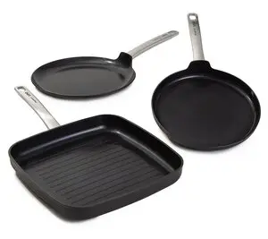 BERGHOFF Graphite 3pc Non-stick Ceramic Special Ty Cookware Set - One-color