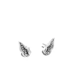 John Hardy Stud Earrings With Diamonds