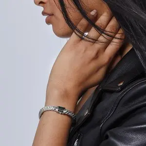 John Hardy Reversible 7.5mm Bracelet With Black Sapphire And Emerald - Multicolor
