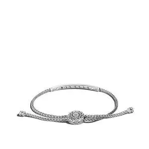 John Hardy Classic Chain Pull Through Pavé Station Bracelet