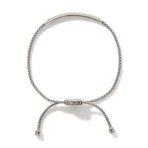 John Hardy Classic Chain Pull Through Pavé Station Bracelet