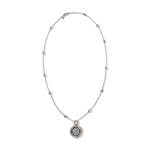 John Hardy Moon Door Necklace Pav - Sterling Silver