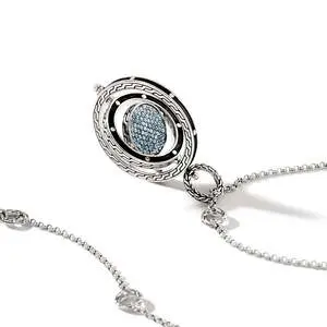 John Hardy Moon Door Necklace Pav