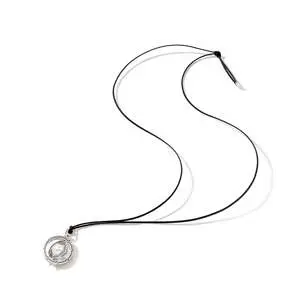 John Hardy Moon Door Necklace Leather, Pearl