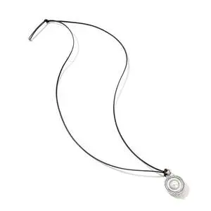 John Hardy Moon Door Necklace Leather, Pearl