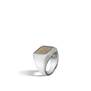 John Hardy Jawan Signet Ring - Multicolor