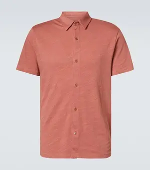 Frescobol Carioca Russo Cotton Shirt - Orange