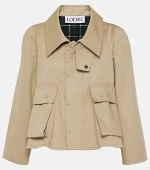 Loewe Trapeze Cotton-blend Jacket