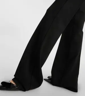 Max Mara Norcia Pleated Jersey Straight Pants