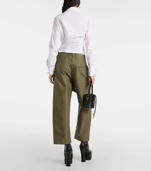VIVIENNE WESTWOOD Alien Cropped Wide-leg Pants