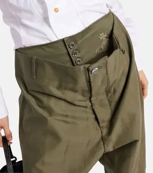 VIVIENNE WESTWOOD Alien Cropped Wide-leg Pants