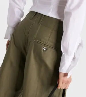 VIVIENNE WESTWOOD Alien Cropped Wide-leg Pants