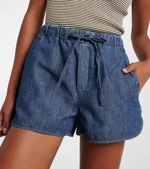 Valentino Garavani Vgold Denim Shorts