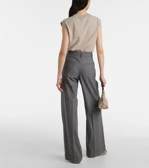 Brunello Cucinelli Wide-leg Virgin Wool Pants