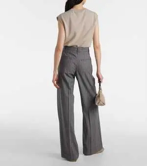 Brunello Cucinelli Wide-leg Virgin Wool Pants