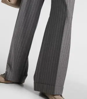 Brunello Cucinelli Wide-leg Virgin Wool Pants
