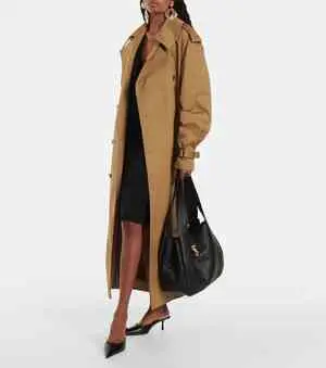 Saint Laurent Le 5 À 7 Bea Leather Tote Bag - Black