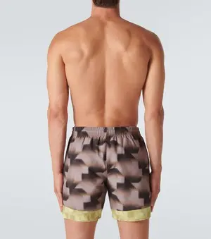 Dries Van Noten Printed Swim Trunks