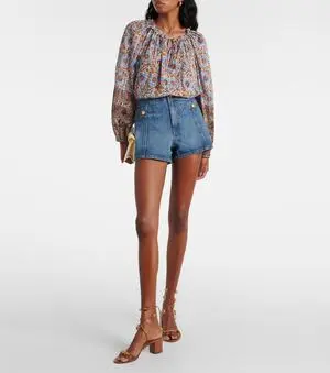 Ulla Johnson Camille Denim Shorts