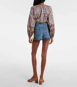 Ulla Johnson Camille Denim Shorts