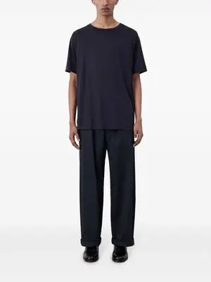 LEMAIRE Short-sleeve Cotton T-shirt - Black