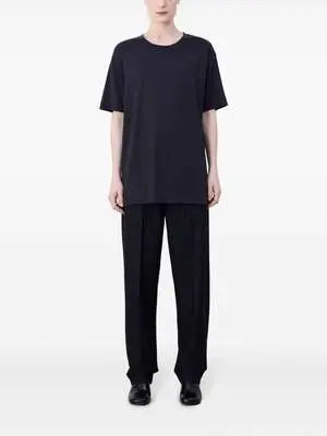 LEMAIRE Short-sleeve Cotton T-shirt - Black