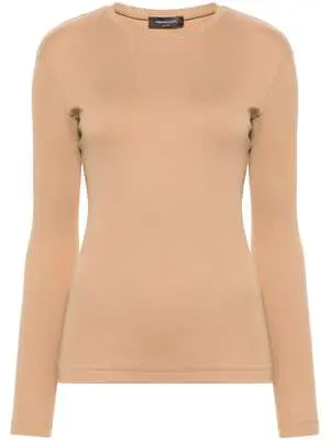 Fabiana Filippi Knit-collar T-shirt