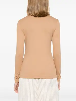 Fabiana Filippi Knit-collar T-shirt