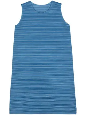 Issey Miyake Sheer Bounce Plissé Midi Dress
